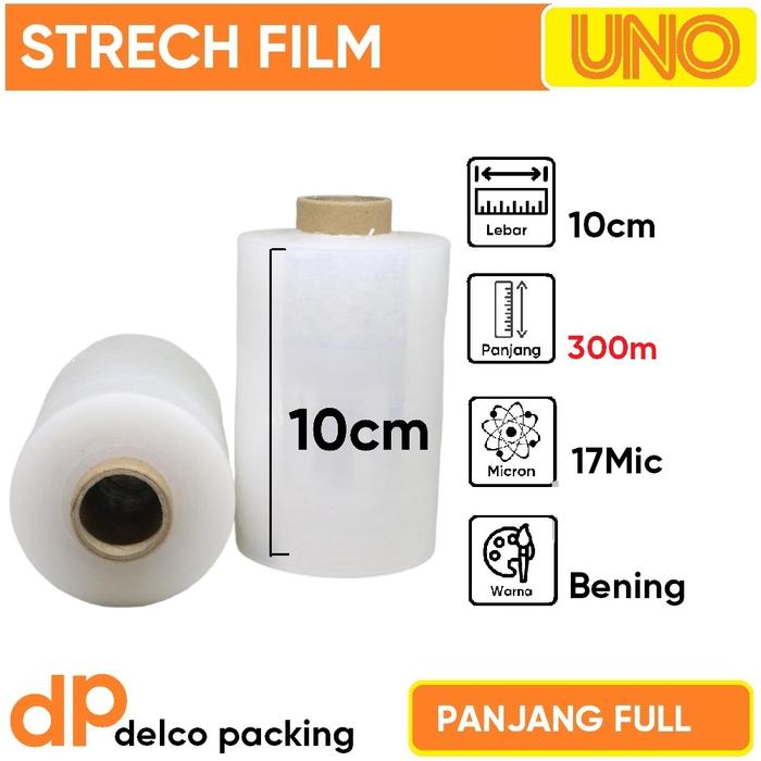 Jual Stretch Film OEM Plastik Wrapping Lebar 10 Cm Panjang Full 17 ...