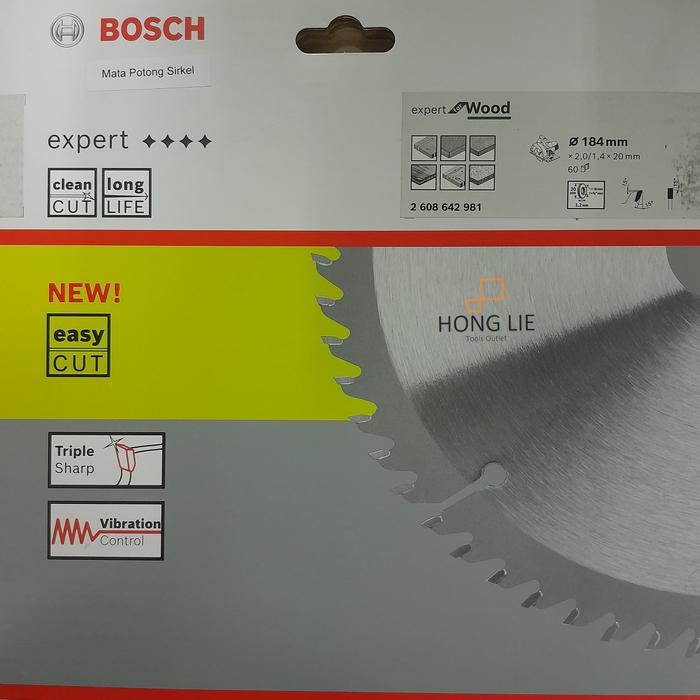 Jual Bosch Mata Gergaji Kayu 7" Mata 60T Expert 7 inch Circle Circular ...