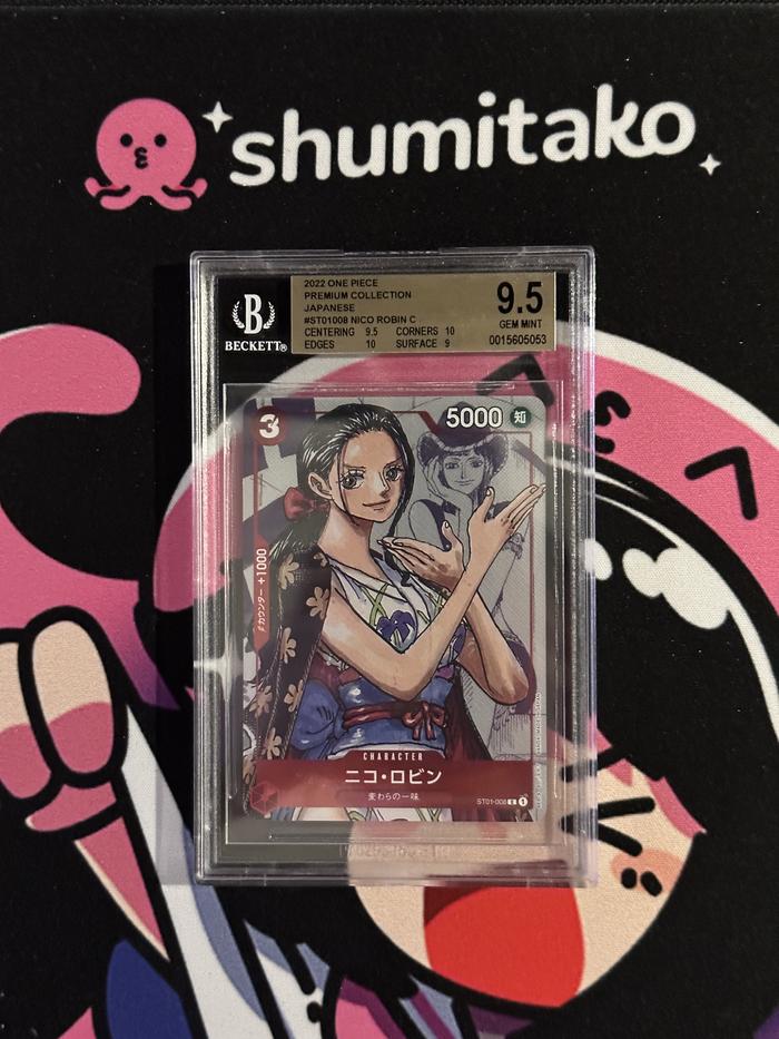Jual One Piece Premium JP Collection Nico Robin ST01-008 BGS 9.5 GEM ...