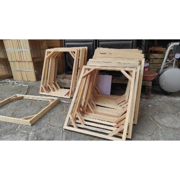 Jual custom Bingkai foto & lukisan spanram kayu murah frame canvas ...