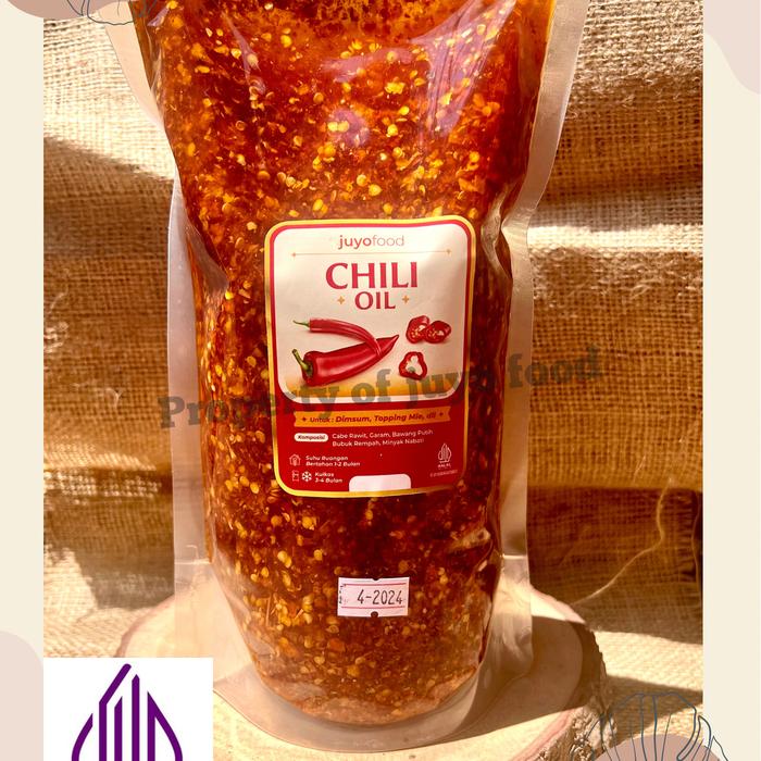 Jual Minyak cabe chilli oil kemasan jumbo 850 ml untuk usaha dimsum ...