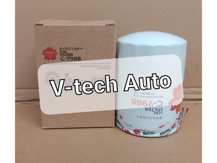 Jual Oil Filter Oli LIN-HAI JX85100C J8611851 C-7988 C7988 Sakura ...