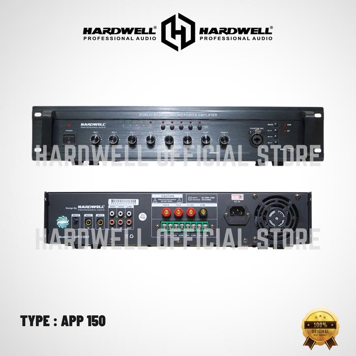 Jual Power Amplifier Hardwell APP 150 Original Ampli Public ...