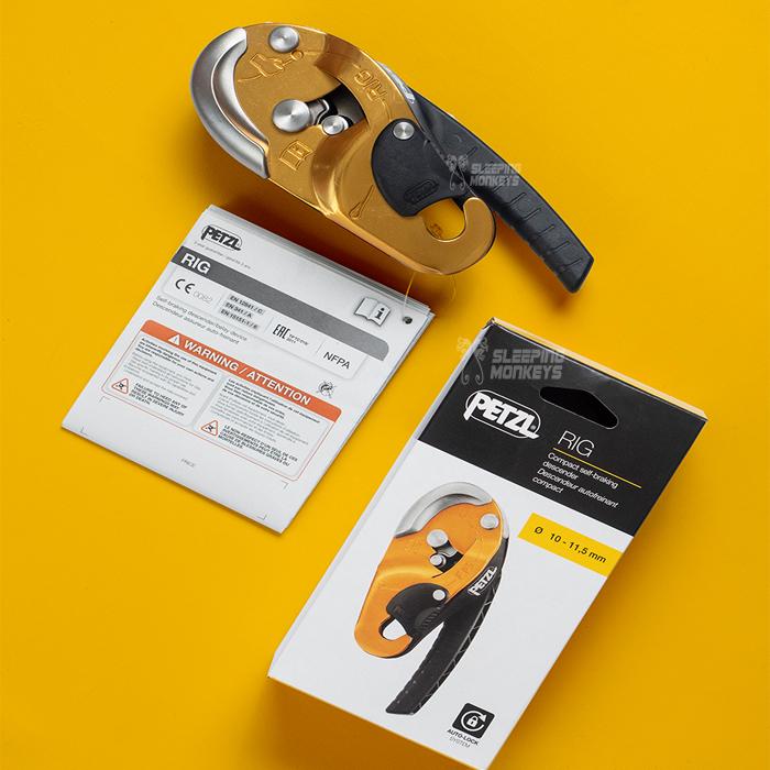 Jual PETZL Rig - Compact self-braking descender for rope access ...
