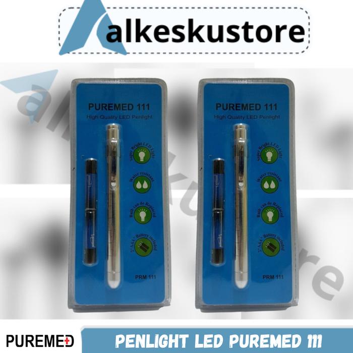 Jual Penlight Puremed Led PRM 111 Lampu putih / Pen Light Lampu Putih ...