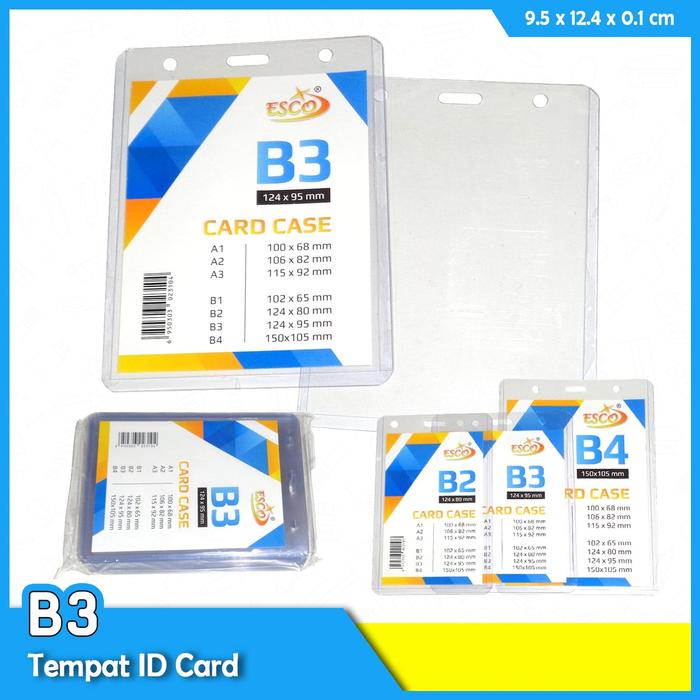 Jual Plastik mika Tempat ID Card Name tag Holder B3 - Jakarta Timur ...
