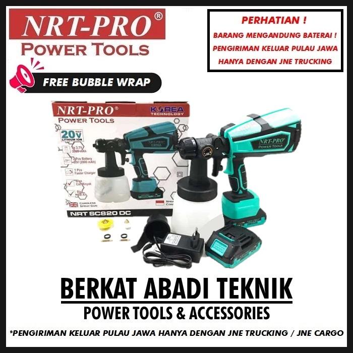 Jual NRT-PRO SC820DC Spray Gun Cordless Cat Spraygun SC 820 DC SC820 ...
