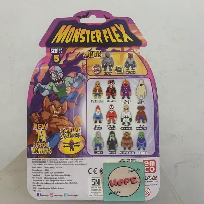 Jual Emco Monster Flex Series 5 Robot Super Stretch Squishy Special Gid ...