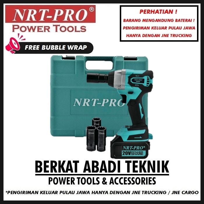 Jual NRT-PRO TX30DC Mesin Bor Impact Wrench Cordless Baterai TX 30 DC ...