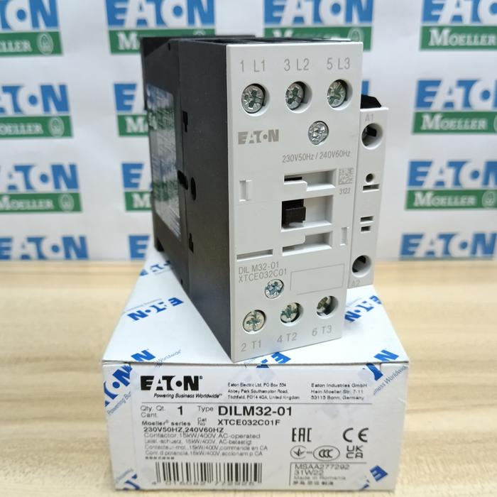 Jual DILM32-01 230V50HZ,240V60HZ EATON Moeller - Contactor DILM ...