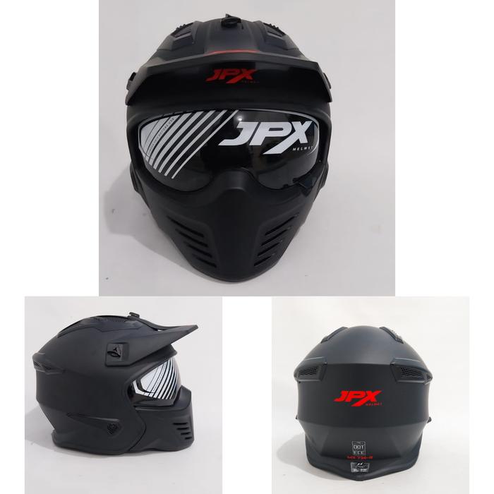 Jual Helm JPX FullFace JPX MX 726 R SOLID (ANEKA WARNA) ongkir 2kg ...