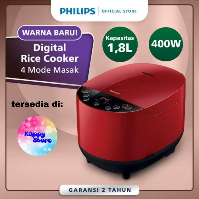 Jual PHILIPS Digital Rice Cooker HD4515/29 - 1.8 Liter - 4 Menu ...