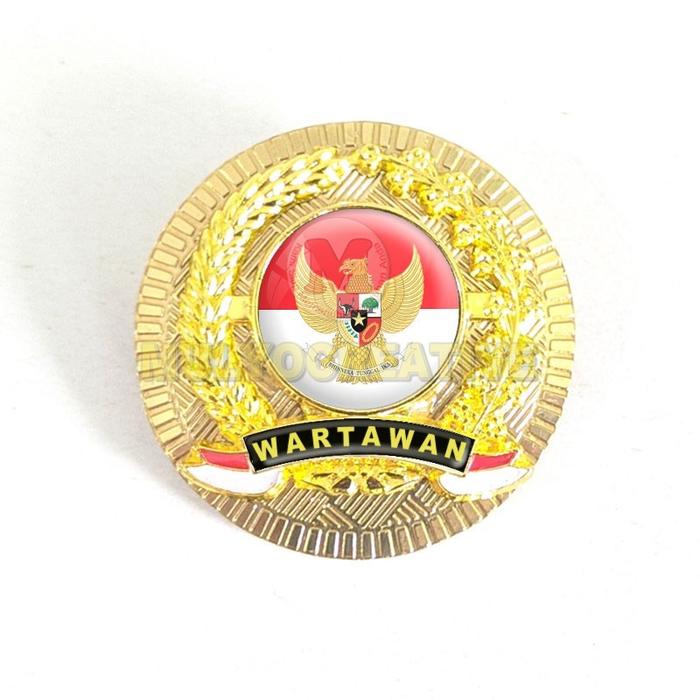 Jual Pin Wartawan Bros Wartawan Logo Garuda Indonesia Padi Kapas dan ...
