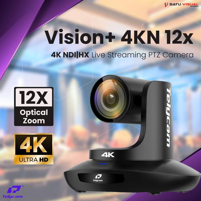 Jual Vision+ 4KN 12x - NDI Live Streaming PTZ Camera - Jakarta Barat - Satuvisual | Tokopedia