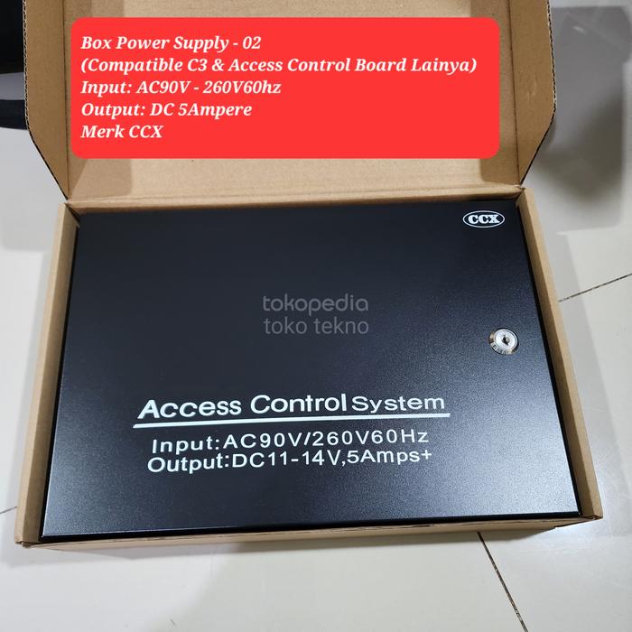 Jual Box Power Supply Access Control Board AC90V-260V 5A - PSU 02 ...