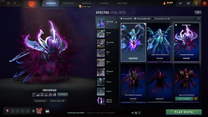 Jual Dota 2 Spectre - Crescent Huntress (BUNDLE) - Jakarta Barat - Betta Nigma Online Shop ...