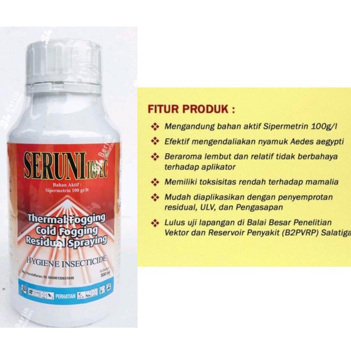 Jual Seruni 100 EC @ 500 ml (obat nyamuk fooging) - Kota Tangerang ...