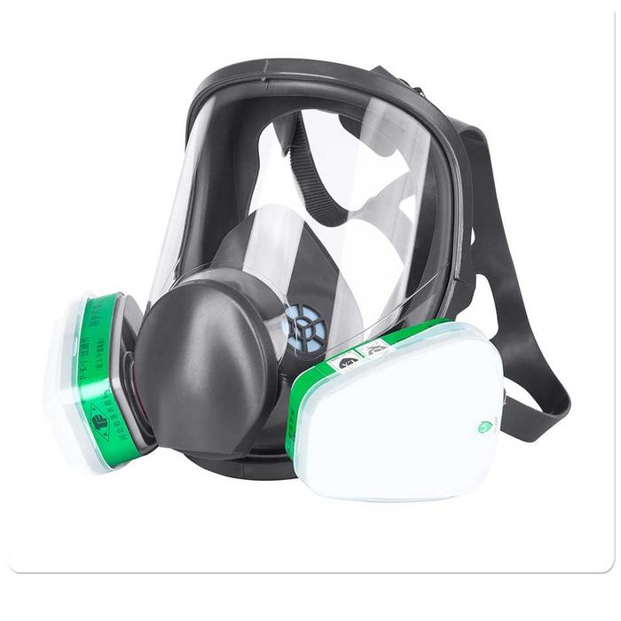 Jual MASKER GAS RESPIRATOR FULL FACE INDUSTRIAL MASK ANTI DUST CHEMICAL ...