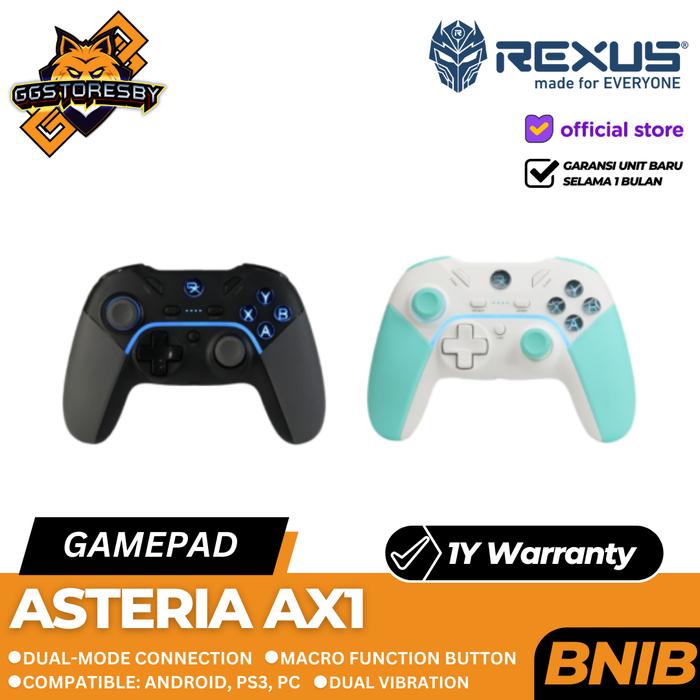 Jual REXUS DAXA ASTERIA AX1 Gamepad - ASTERIA V2 3D, BLACK - Kota ...