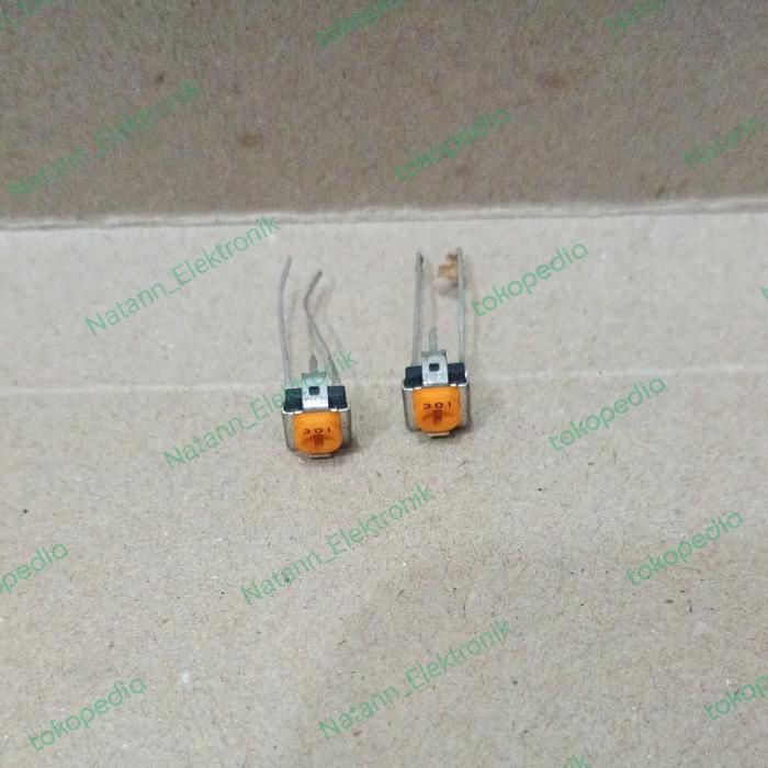 Jual 3777 trimpot vr variable resistor orange jepang japan 301 300ohm ...