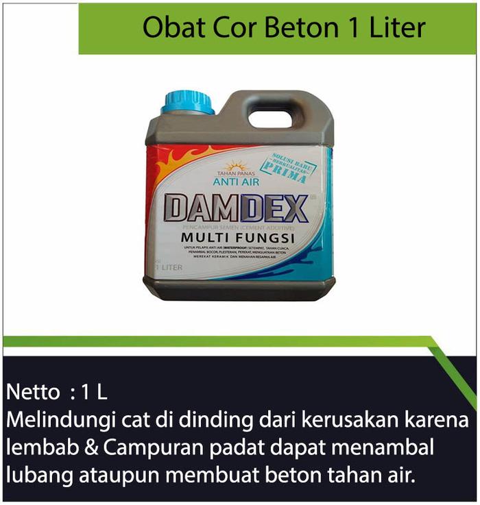Promo Obat Cor Beton 1 Liter / Pengeras Beton / Pencampur Semen - Kota ...