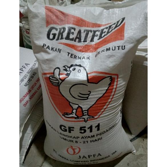 Jual Pakan Ayam Broiler Starter GF 511 Japfa Comfeed Repack 10 Kg - Kab ...