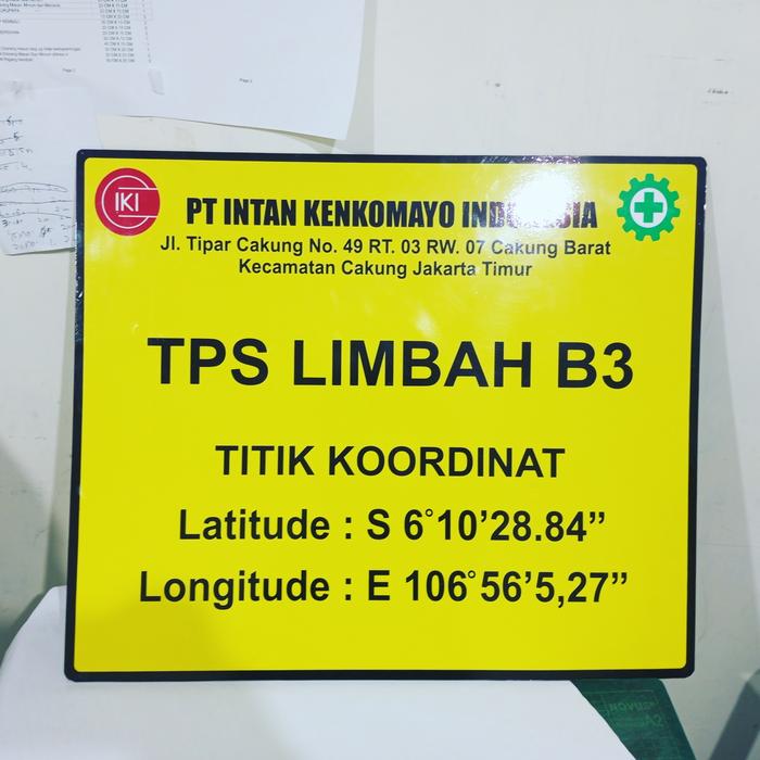 Jual SIGNBOARD TPS B3 - CUSTOM - Kota Malang - JS Sign | Tokopedia