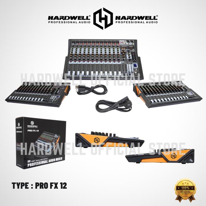 Jual Mixer Audio 12 Channel Hardwell PRO FX 12 Original Mixer PROFX12 ...