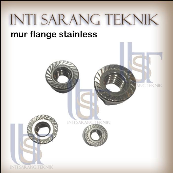 Jual Mur Flange Stainless M16 /Flange nut sus 304 ss 304 - Jakarta Pusat - inti sarang teknik ...