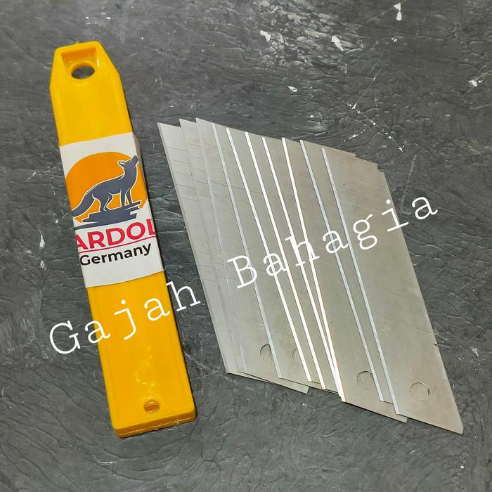 Jual Isi pisau cutter besar set 10pcs Refill Kater untuk Kenko L500 isi ...