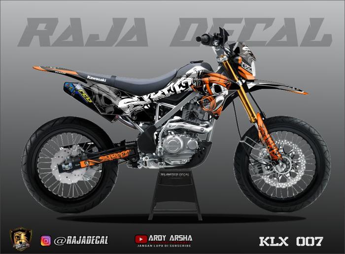Jual Decal Sticker KLX BF 150 Fullbody Disain Supermoto Graffiti 007 ...