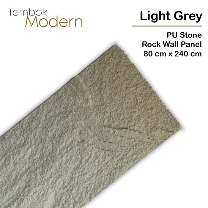 Promo PU Stone Rock Panel Dinding Aesthetic Motif Batu 240 CM x 80 CM x ...