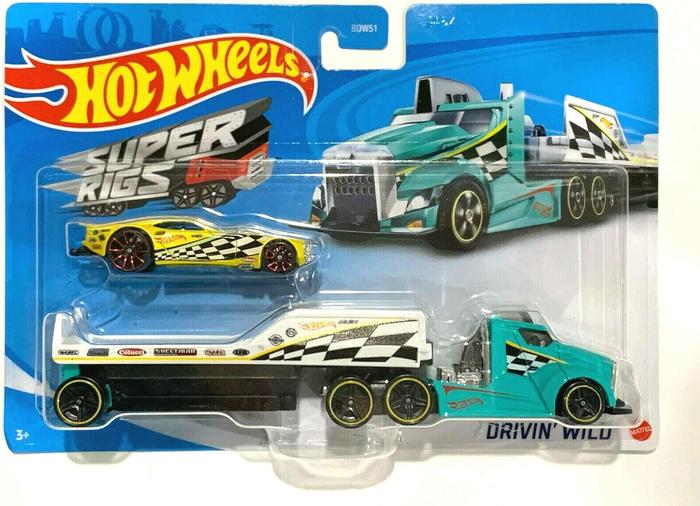 Jual Hot Wheels Hotwheels Super Rigs Transporter Vehicle BDW51 - Rock N ...