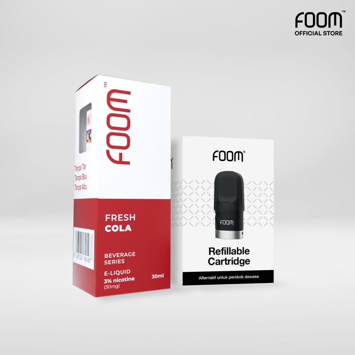 Promo Paket Bulanan FOOM Cartridge + Liquid Beverage Series - Fresh ...