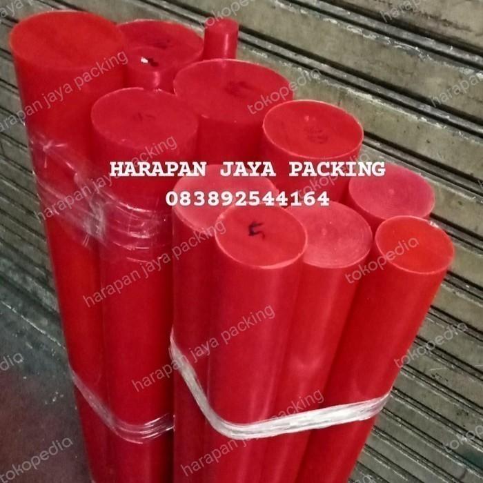 Jual Polyurethane As batangan 30mm x 100cm karet Pu merah - Jakarta Barat - harapan jaya packing ...
