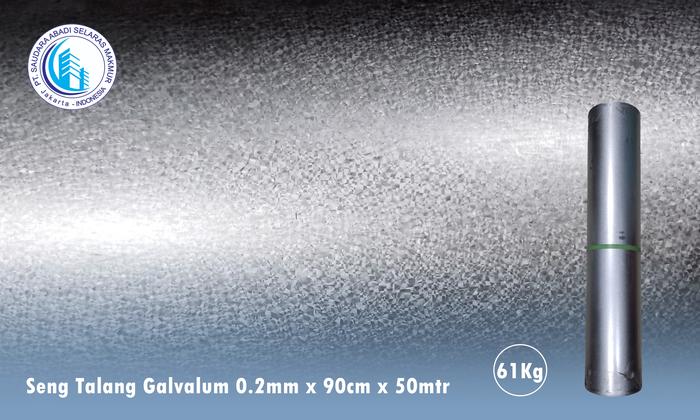 Jual Seng Talang Galvalum 0.2mm x 91cm x 50mtr (Roll) - Kota Tangerang ...