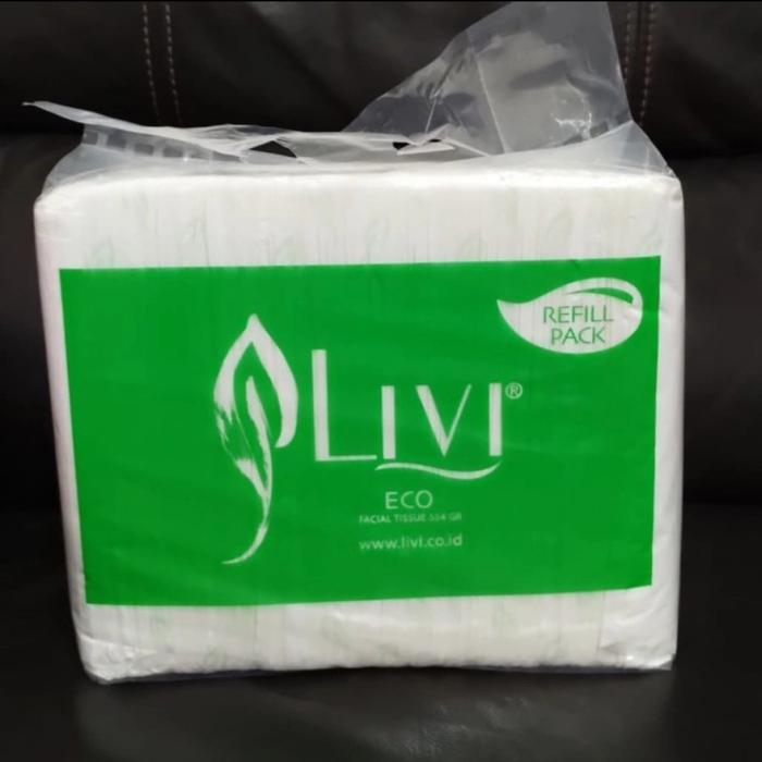 Jual Tissue LIVI ECO Facial Refill 600s / Tisue muka livi eco 600's ...