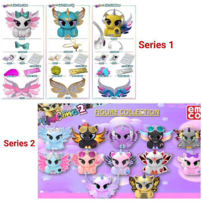 Jual Unicones Surprise Squishy Emco Toys Unicorn Figure With Slime Di ...