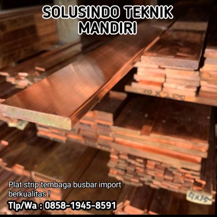 Jual Plat Tembaga Busbar 3mm x 25mm x 3000mm Busbar Plat Tembaga ...
