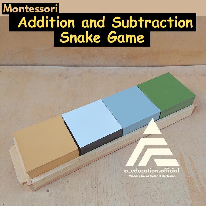 Jual Box ADDITION AND SUBTRACTION SNAKE GAME MONTESSORI - Paket 1 - Kab ...