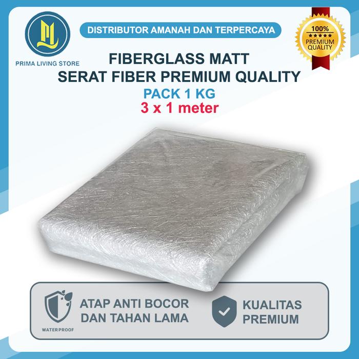 Promo Serat Fiber Aquaproof Premium Quality Fiberglass Matt Pack 1 KG ...