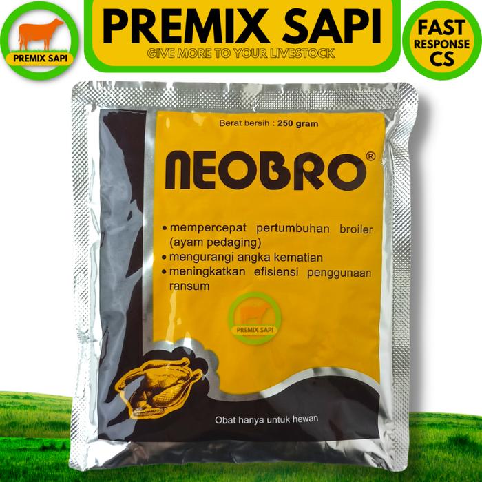 Jual NEOBRO 250 Gram MEDION Vitamin Penambah Berat Penggemuk Ayam ...