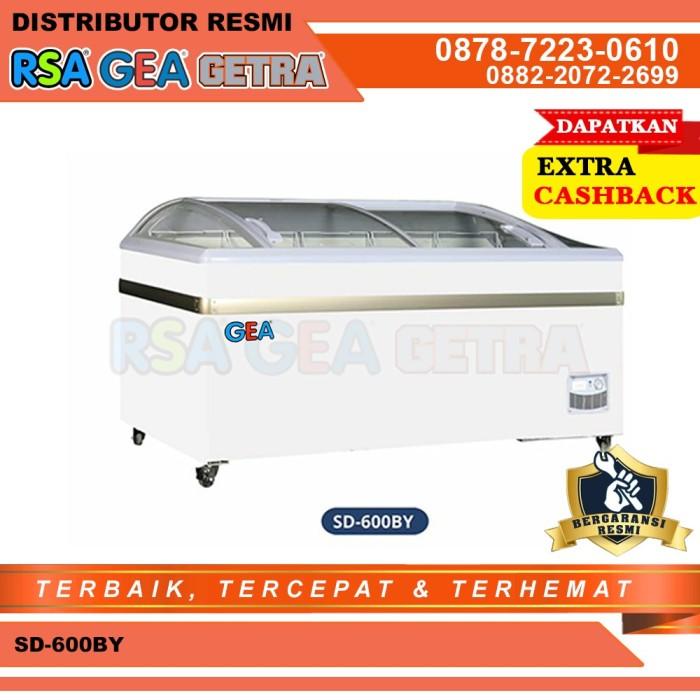 Jual GEA SD-600BY Sliding Curve Glass Freezer 600 LITER SD 600BY - Kota ...