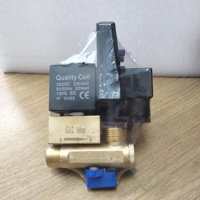 Jual Solenoid Timer 1/2" / Solenoid autodrain Valve 1/2" / autodrain ...