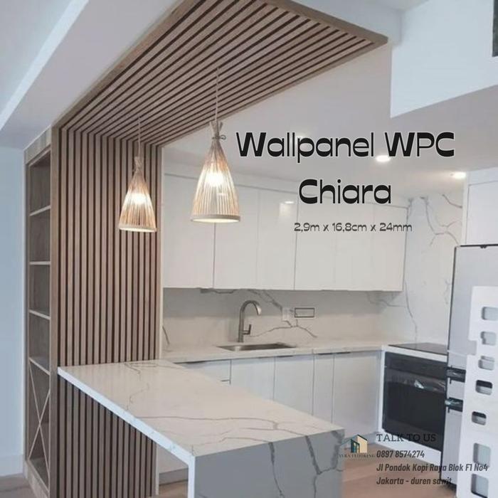 Jual Wallpanel WPC Chiara hiasan dinding anti air backdrop tv - Kota ...