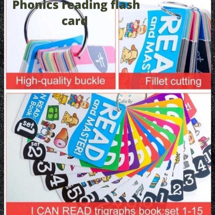 Jual Phonics Reading Flash Card Belajar Membaca 67 Kartu Pintar Ready ...