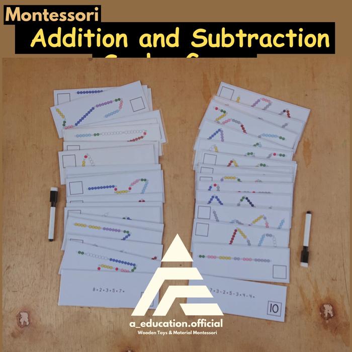Jual Box ADDITION AND SUBTRACTION SNAKE GAME MONTESSORI - Paket 2 - Kab ...