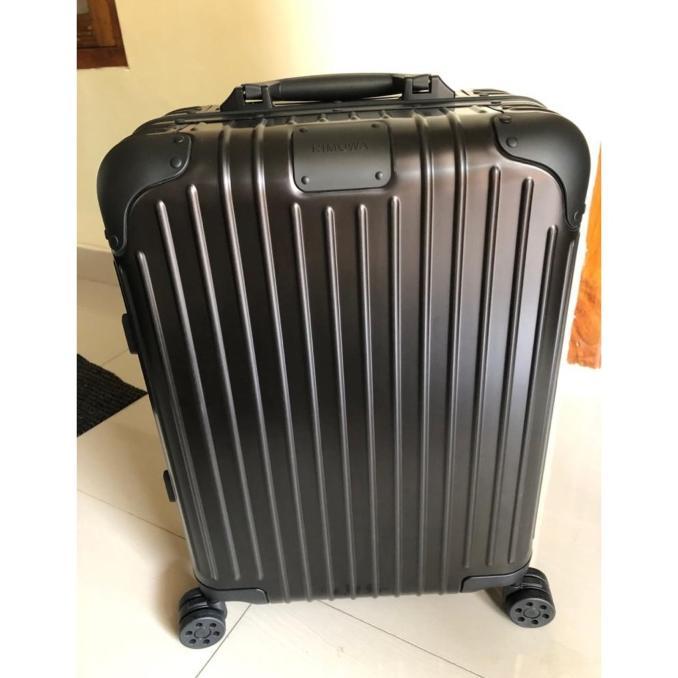 Jual Ready Stock Original Rimowa Koper Stealth Black Cabin Topas Lvmh ...