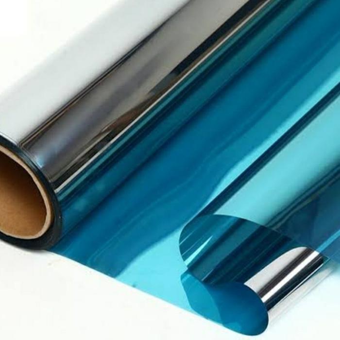 Jual Sticker Kaca Film One Way Cermin Oneway Tolak Panas - Blue Silver ...