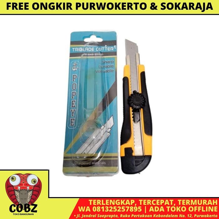 Jual VICO Pisau Cutter Pemotong Kertas Utility Heavy Duty Blade Besar ...